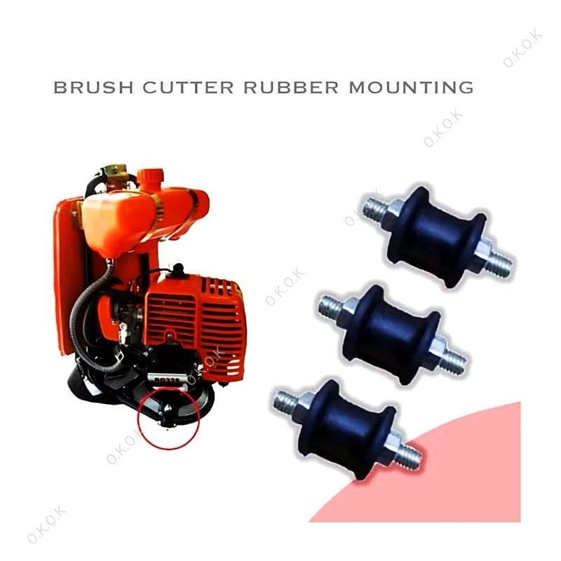 TL33/TB33/TU33 Brush Cutter Rubber Mounting/Tapak Getah Mounting Mesin ...