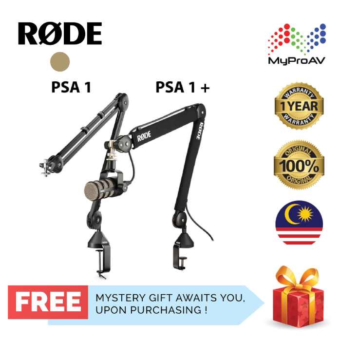 RODE PSA1/PSA1+ Professional Studio Boom Arm for Broadcast Microphones ...