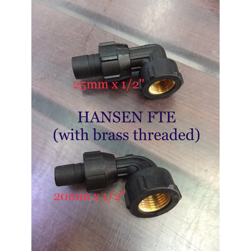 [Brass Threaded] Hansen FTE / Female Threaded Elbow / Hansen Fitting ...