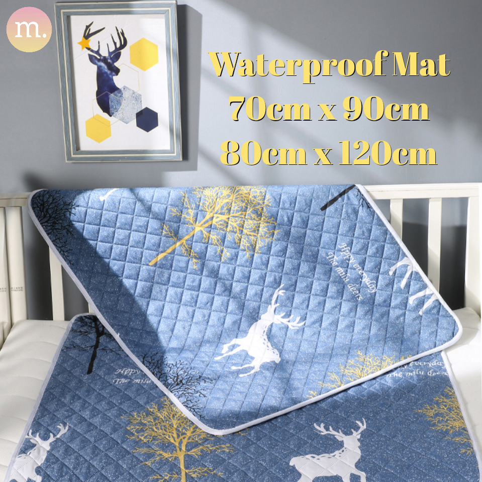 Baby Waterproof Changing Mat Washable Mattress Protector Pelapik Tilam ...