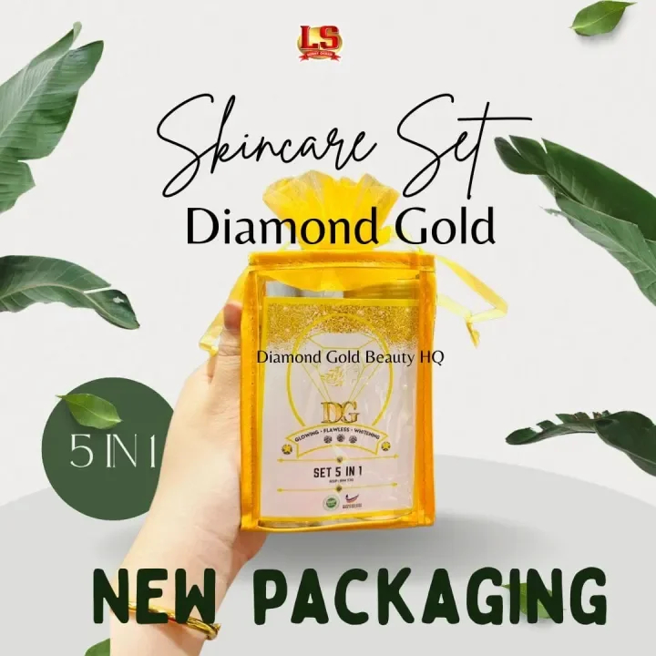 DG DIAMOND GOLD ADVANCE SET SKINCARE 5 IN 1 (UNCANG) | Shopee Malaysia