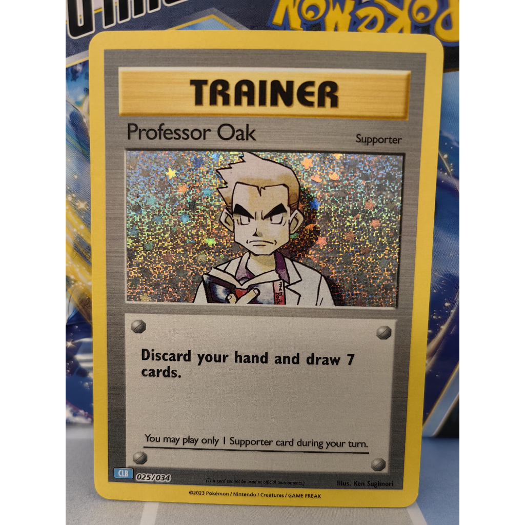 Professor Oak (CLB) - Trading Card Game Classic (CL) | Shopee Malaysia