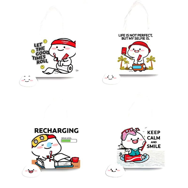 Colgate Quby Tote Bag | Shopee Malaysia