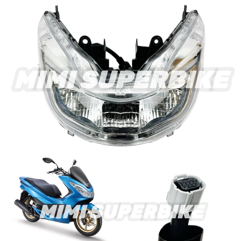 HONDA PCX150 V2 PCX 150 HEAD LAMP LED ASSY COLOUR CLEAR HEADLIGHT LIGHT ...