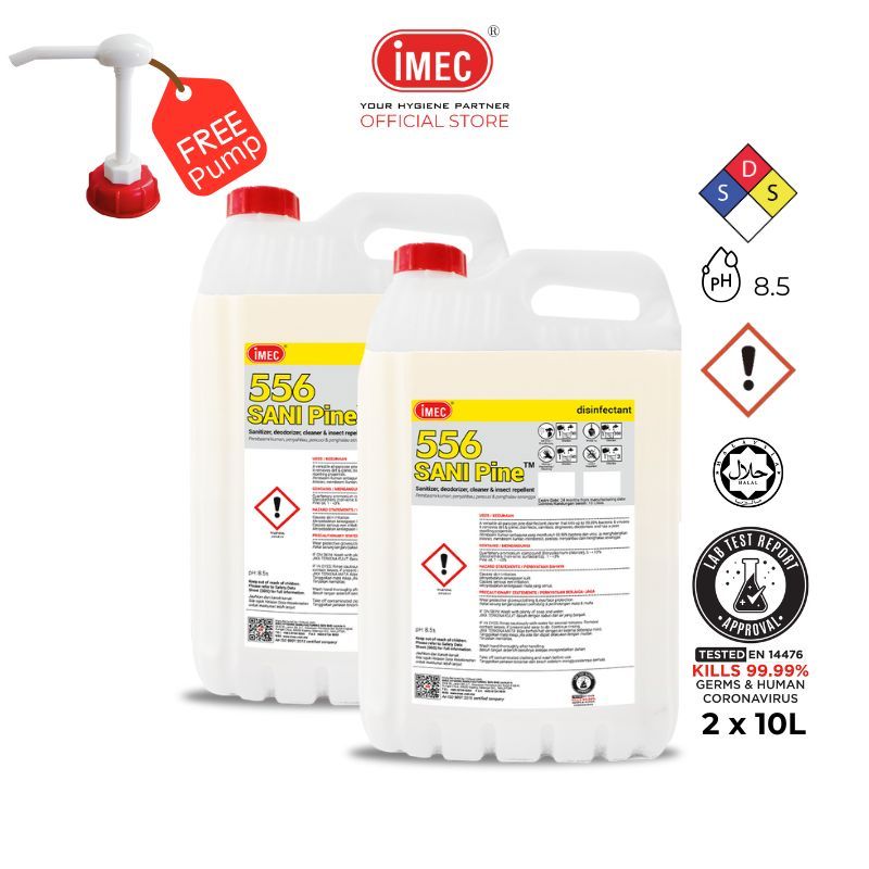 IMEC 556 Sani Pine - 6 in 1 Sanitizer, Cleaner, Disinfectant ...