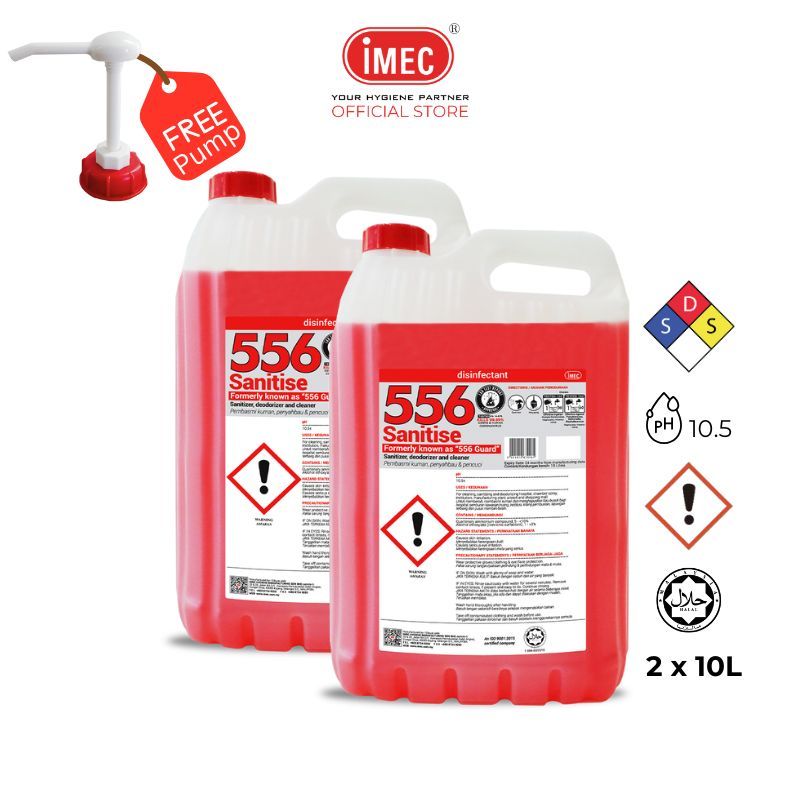 IMEC 556 Sanitise Surface Cleaner, Sanitizer and Disinfectant, EN 14476 ...