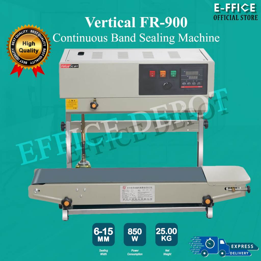 Effice Depot - Valuescan Vertical FR-900 Continuous Band Sealer / FR ...