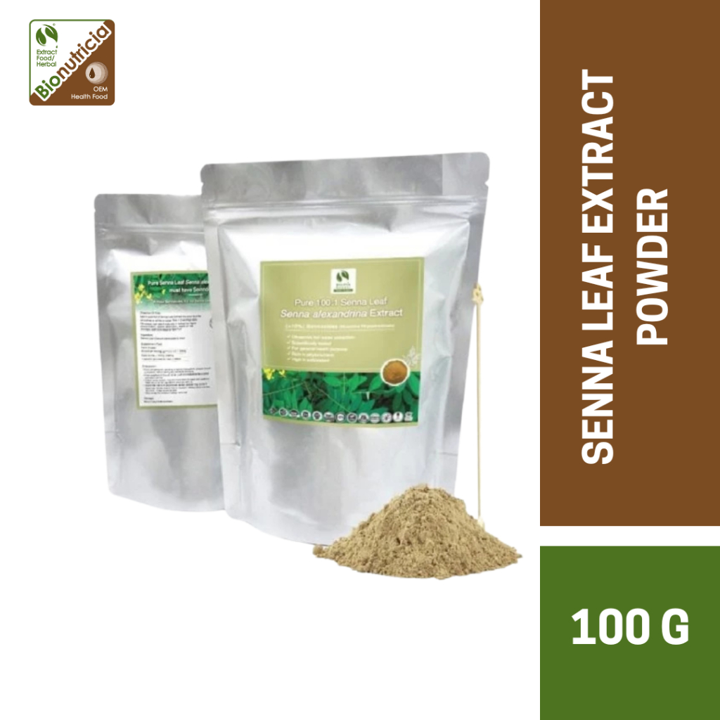 Senna Leaf (Senna Alexandrina) Standardized Extract Powder (100g ...