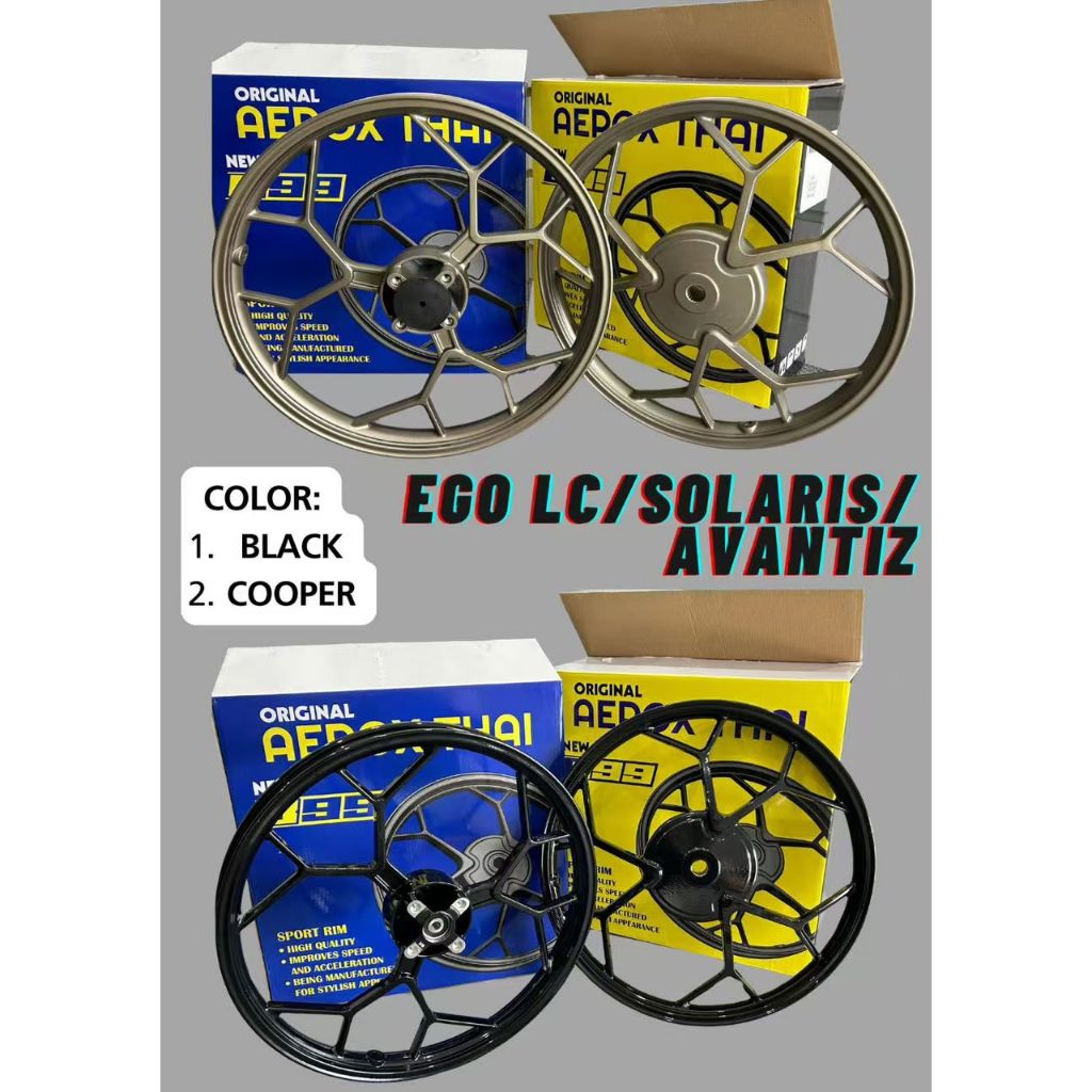 NVX 155 633 RIM / EGO LC AVANTIZ 125 AEROX THAI CNC SPORT RIM SPORTRIM ...