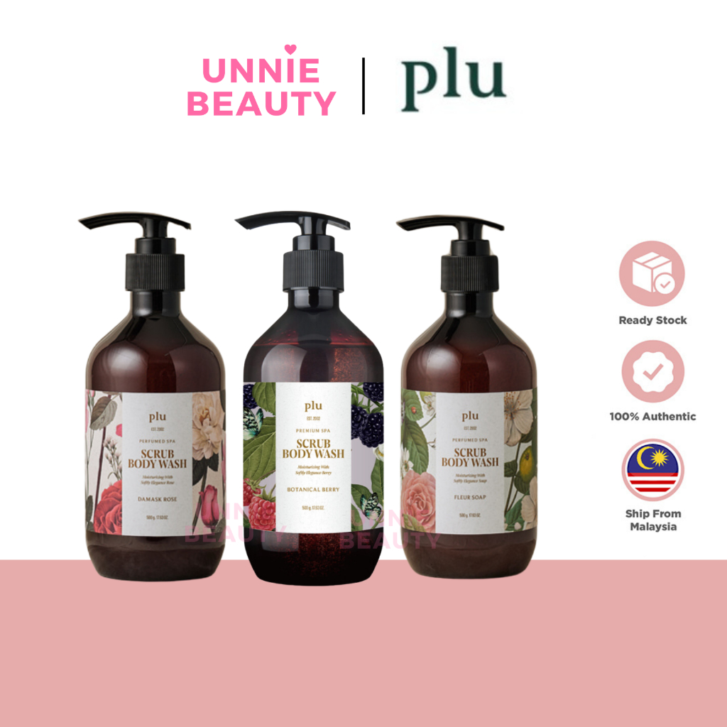 Plu Perfumed Spa Scrub Body Wash (500g) | Shopee Malaysia