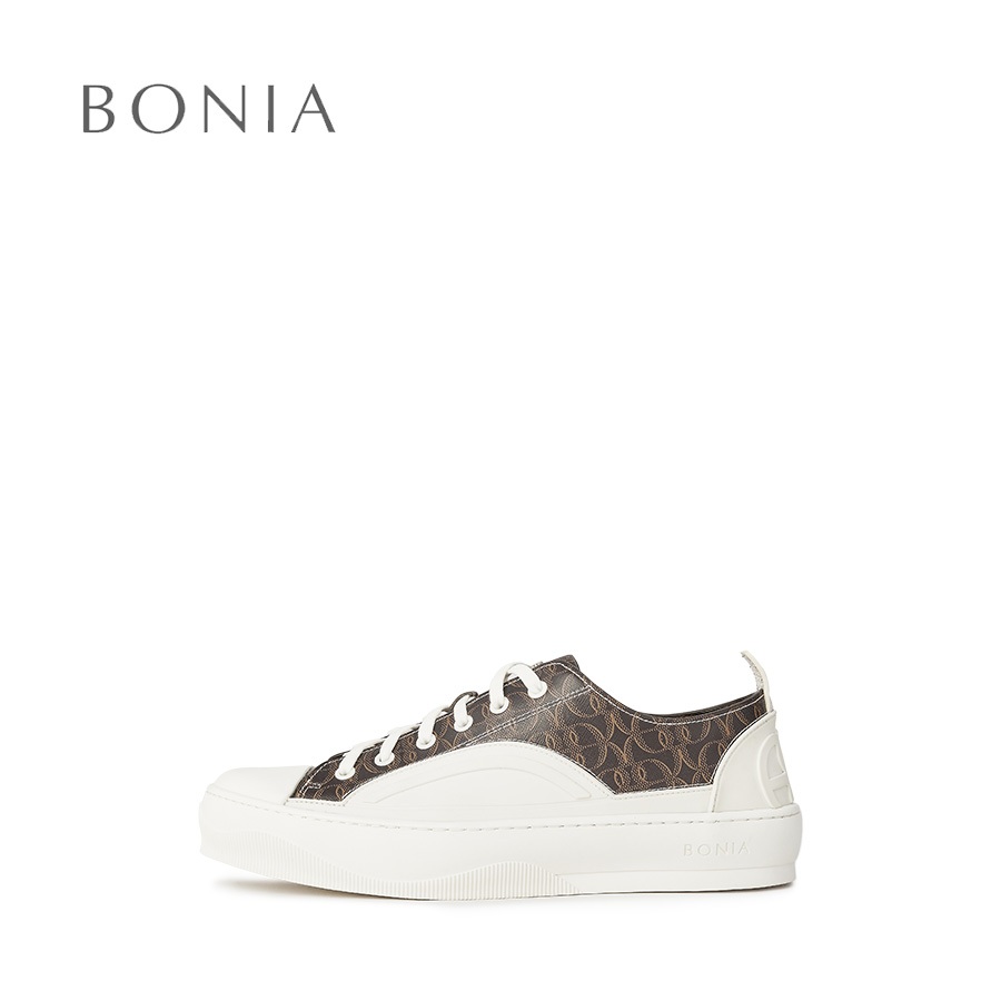 Bonia Dark Coffee Enzo Sneaker | Kasut Sneakers | Shopee Malaysia
