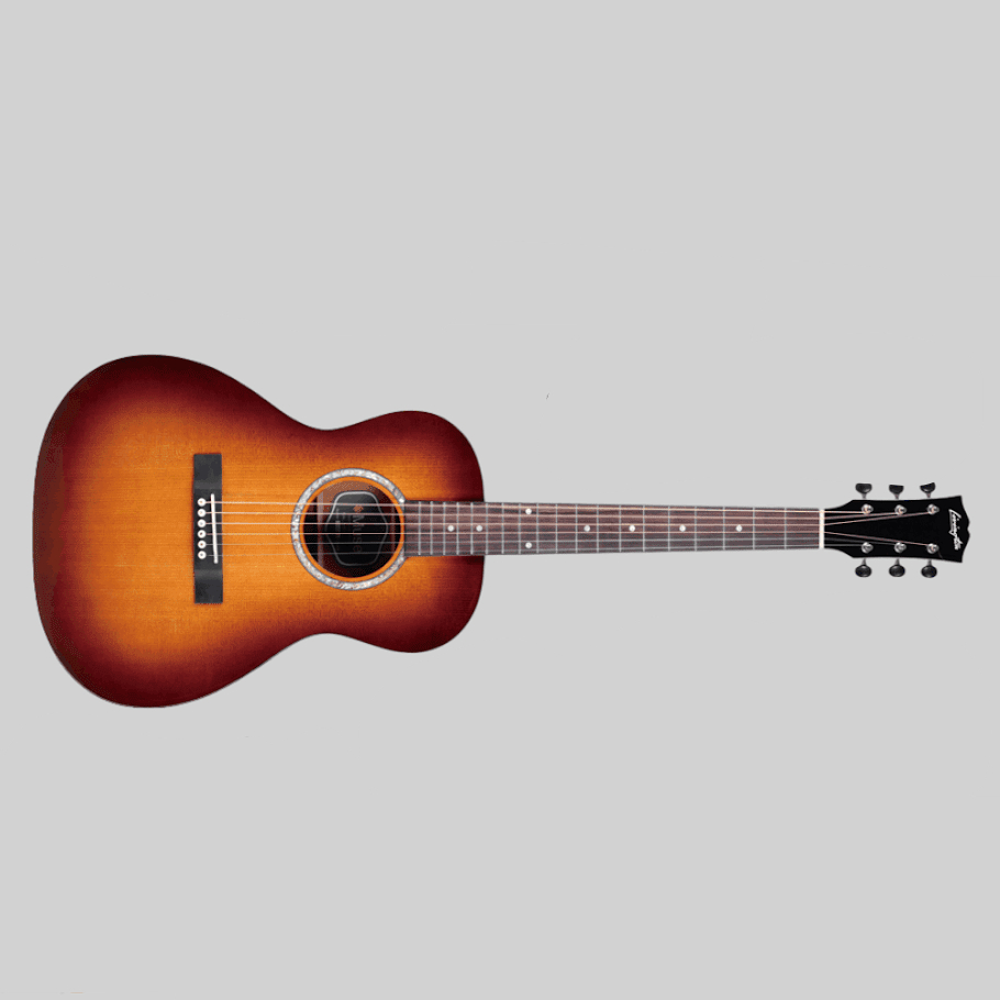 Livingston S-30 EQ 39" Full Solid Parlor Acoustic Guitar, Rosewood FB ...