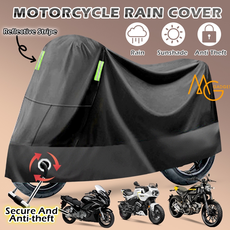 Waterproof Motorcycle Motor Bike Scooter Moto Cover Package Rain Dust ...