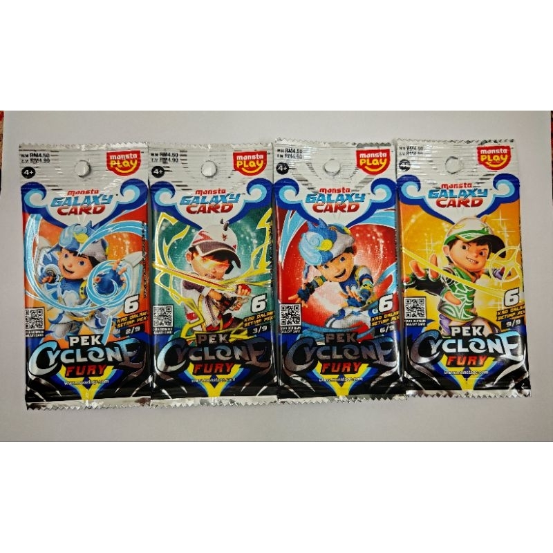 Kad Boboiboy Pek Cyclone Fury | Shopee Malaysia