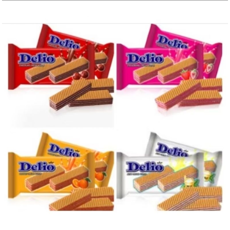 Delio wafer assorted 24 x 16g | Shopee Malaysia