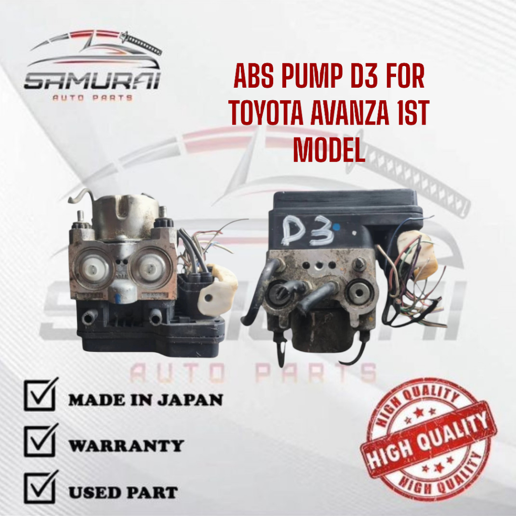 TOYOTA AVANZA 1ST MODEL ABS PUMP D3 USED JAPAN | Shopee Malaysia