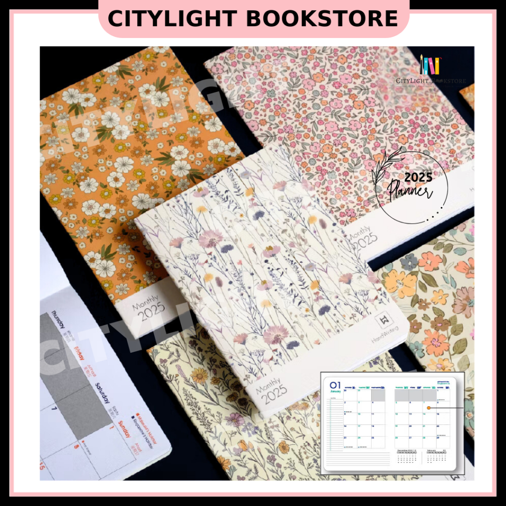 [CITYLIGHT] Planner 2025: Year 2025 Monthly Planner Fox Series (PNS-A5-X / PNS-B5-X ...