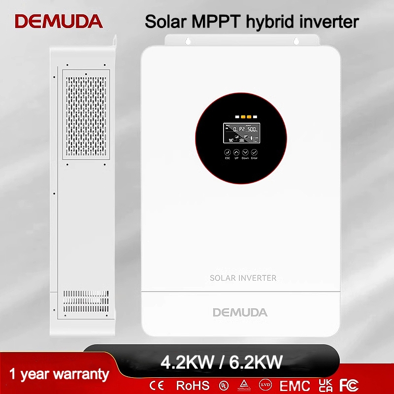 DEMUDA hybrid inverter 4.2KW/6.2KW Pure Sine Wave Solar Hybrid Inverter ...