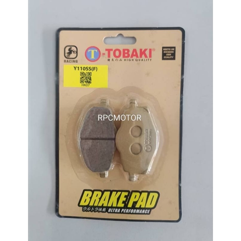 YAMAHA Y110 Y110SS SS2 RACING SPIRIT BRAKE PAD HIGH QUALITI | Shopee ...