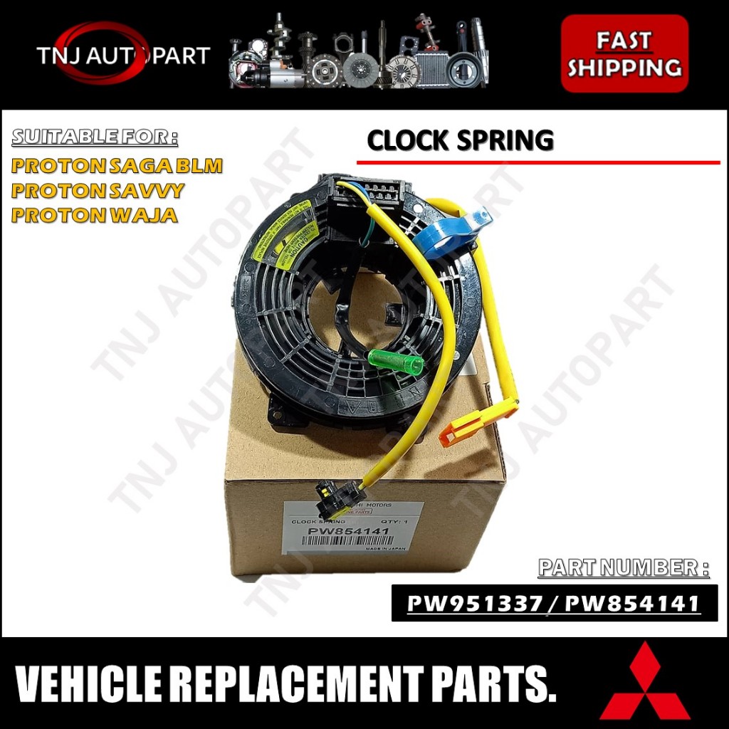CLOCK SPRING (1 WAY) PROTON SAGA BLM / PROTON SAVVY / WAJA (PW951337 ...