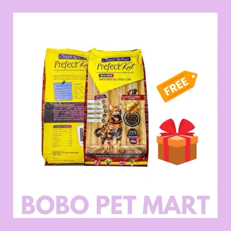 Smart Choice Prefect Kat Cat Food 18kg (ADA FREE GIFT) | Shopee Malaysia