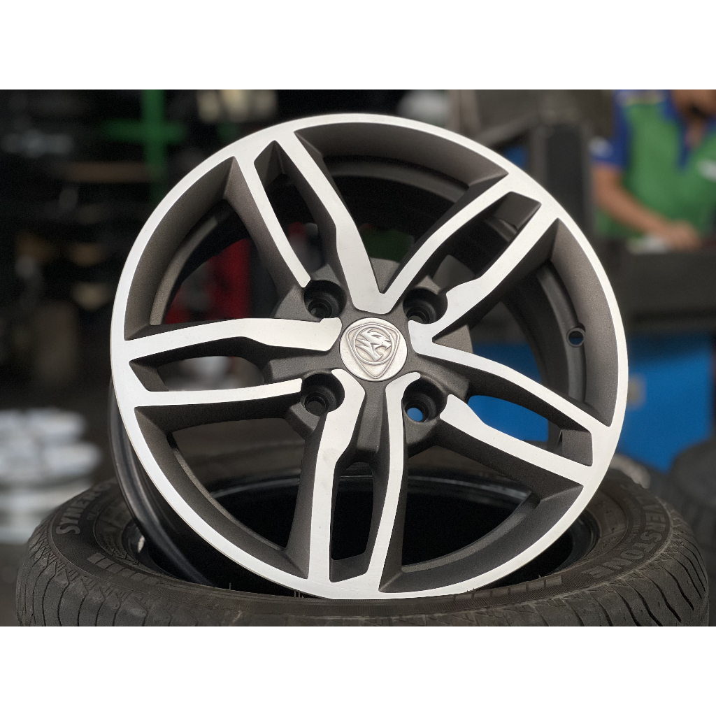 USED 15X6J Original Proton Saga Rim (set of 4) Suitable for Persona ...