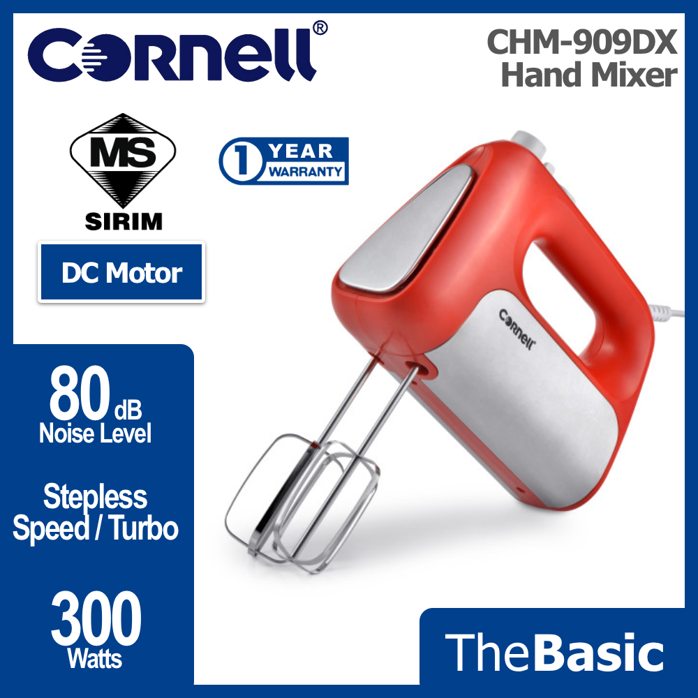 CORNELL 300w DC Motor Hand Mixer ( CHM-909DX ) | Shopee Malaysia