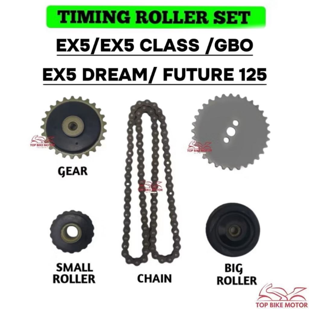 TIMING CHAIN COMPLETE SET HONDA EX5/ EX5 CLASS/ GBO/ EX5 DREAM ...