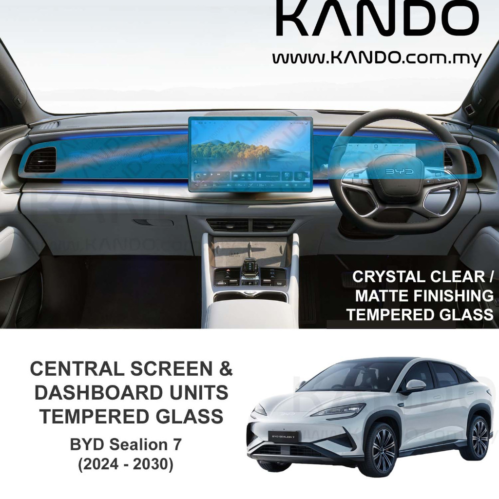 BYD Sealion 7 Tempered Glass Protector BYD Sealion 7 Screen Protector ...