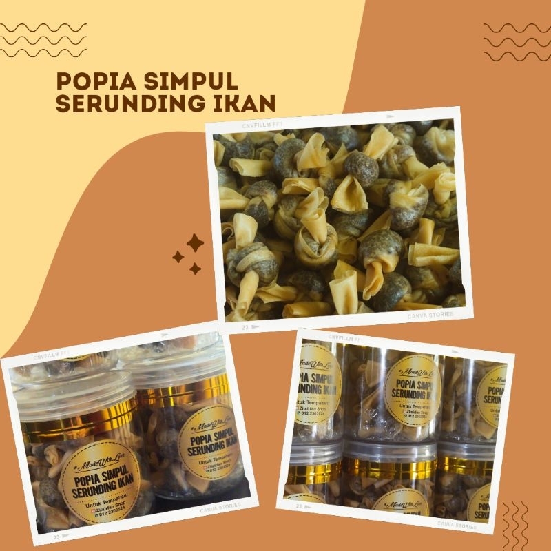 Popia Simpul Serunding Ikan (200g) | Shopee Malaysia