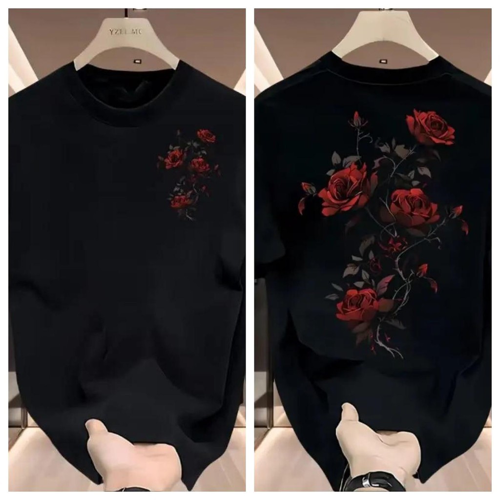 COD New style heavyweight luxury T-shirt high quality versatile short ...