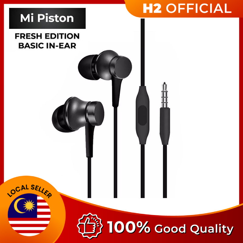 H2 Mi Piston 3.5mm / Type-C Basic Fresh Edition In-ear Earphones with Mic | Shopee Malaysia