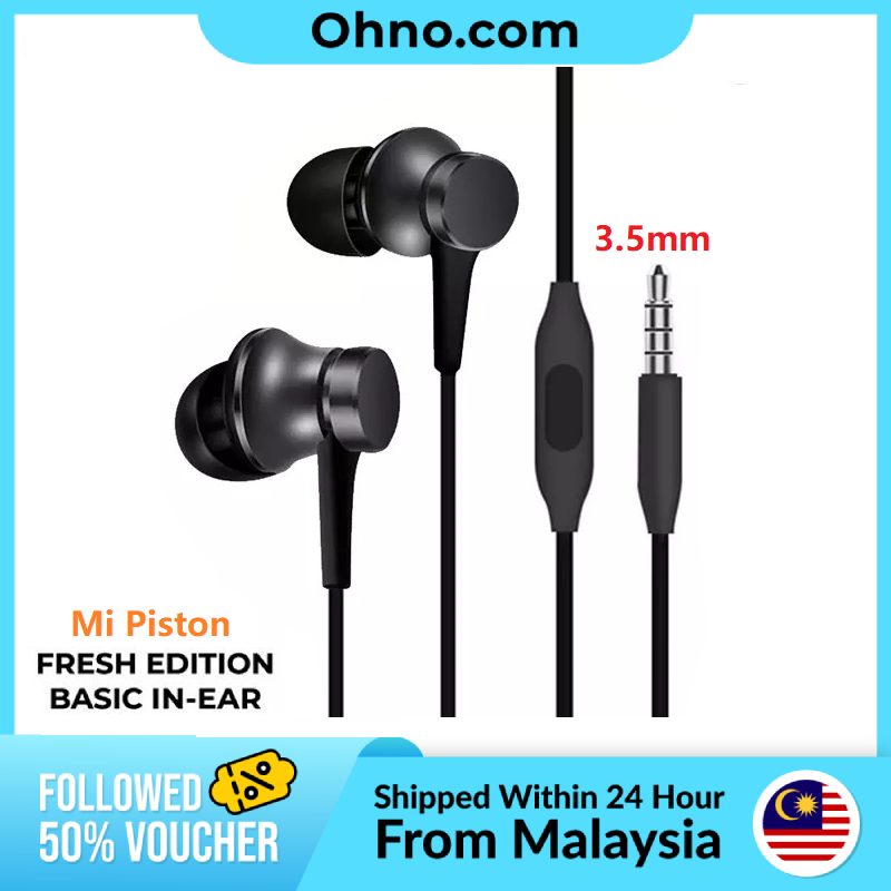Xiaomi Mi In-Ear Headphones Basic Piston Earphone 3.5mm / Type-C Fresh ...
