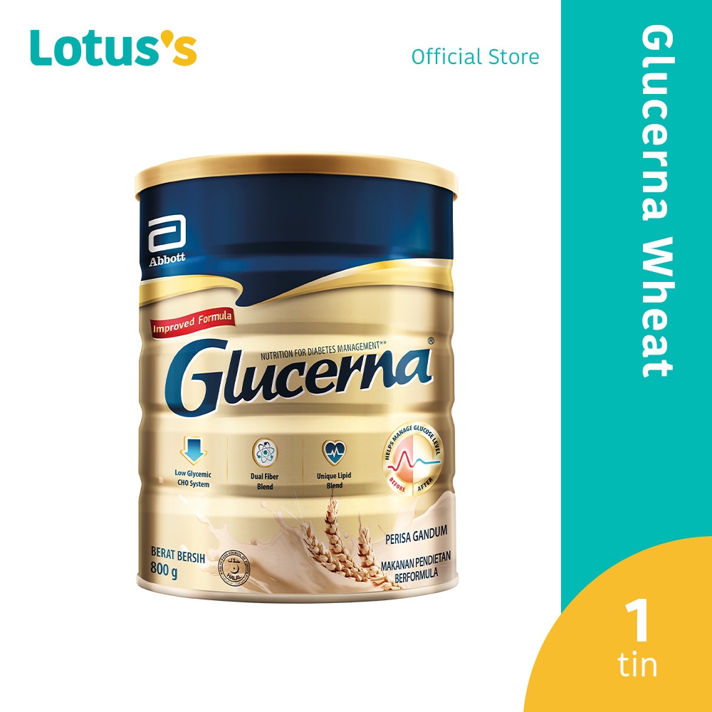 Glucerna Wheat 800g (Diabetes-Specific Formula) | Shopee Malaysia