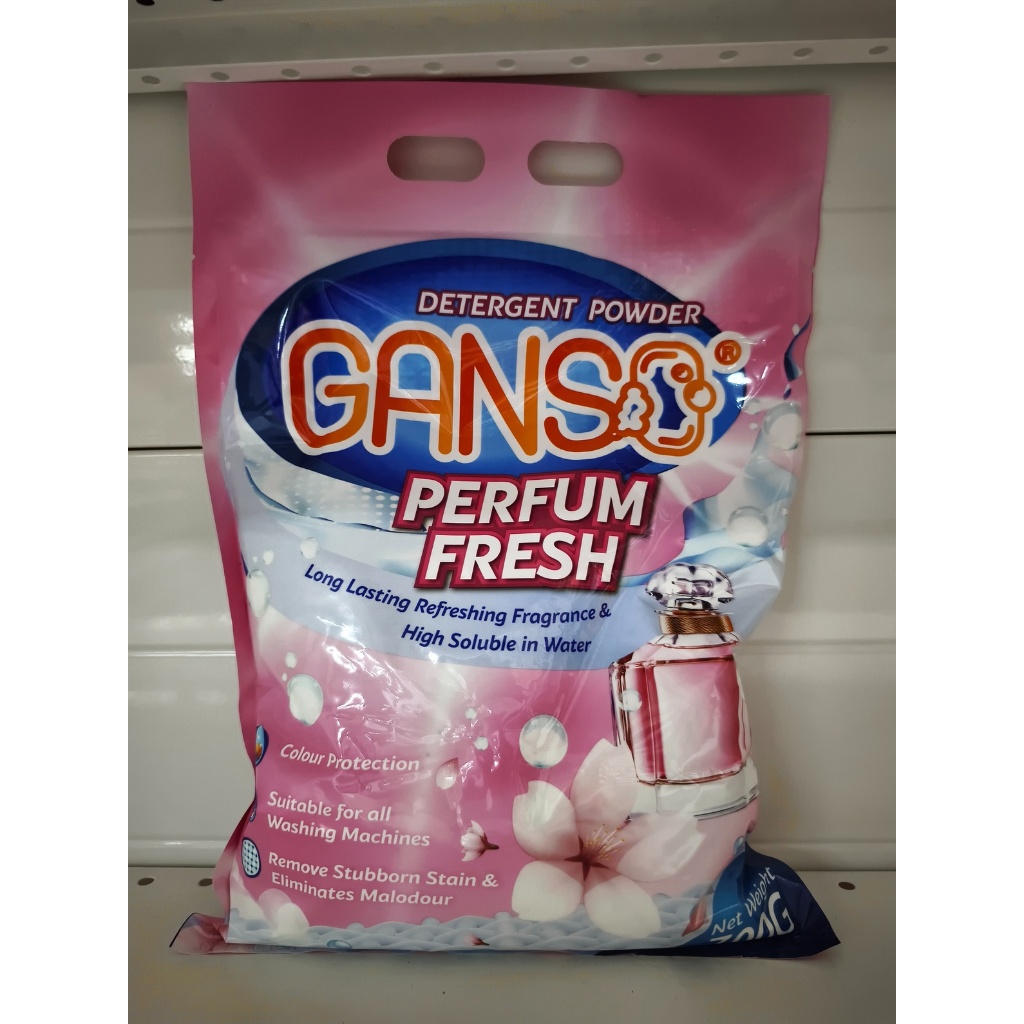 NEW Ganso Perfum Fresh Detergent Powder (700g ) | Shopee Malaysia