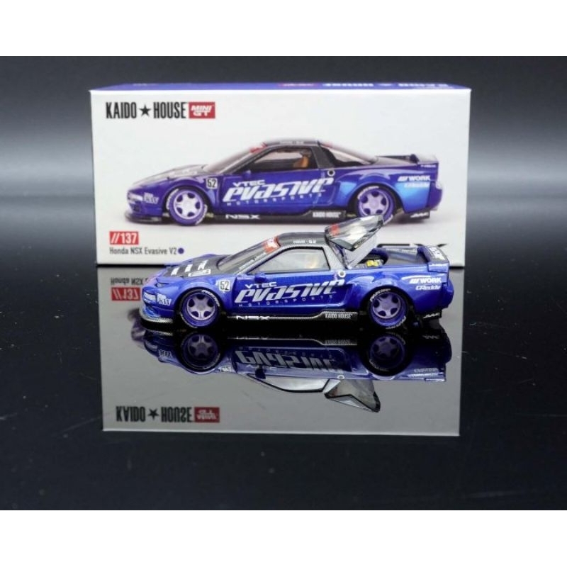 Kaido House X Mini GT 1:64 #KHMG137 Honda NSX Evasive V2 with FREE PVC ...