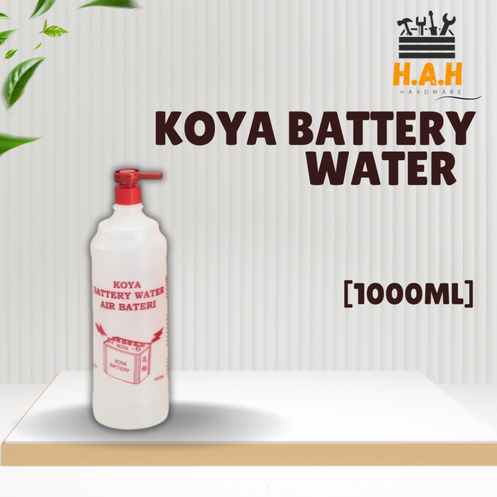 KOYA BATTERY WATER AIR BATERI 电箱水 电池水 1000ML | Shopee Malaysia