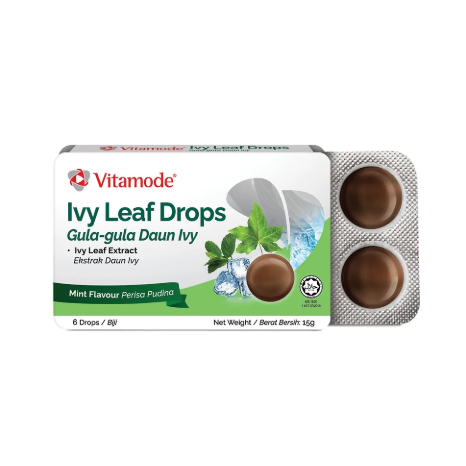 HALAL : Vitamode Ivy Leaf Drops/Gula-gula daun Ivy ( lozenges ...