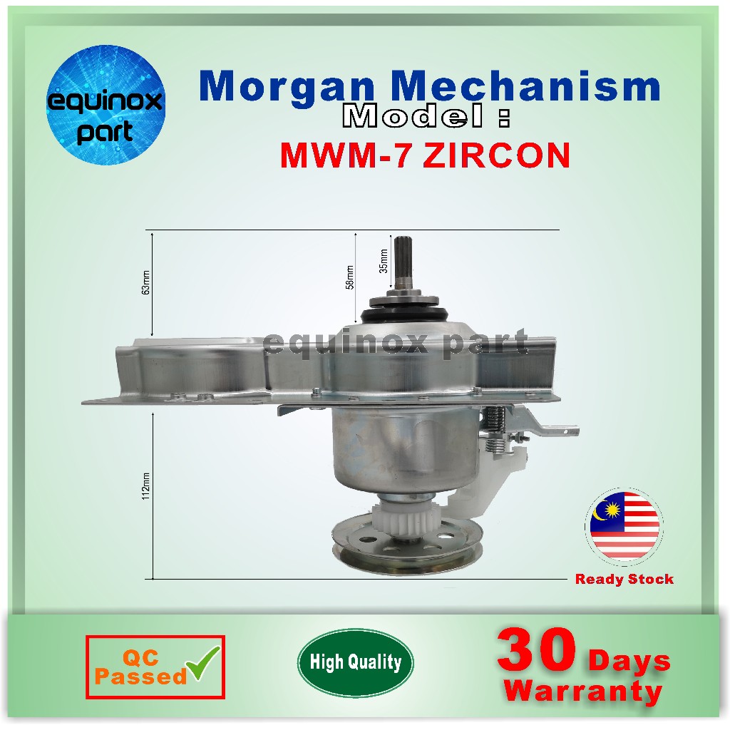 MWM-7 ZIRCON MORGAN Washing Machine Mechanism Gearbox | Shopee Malaysia
