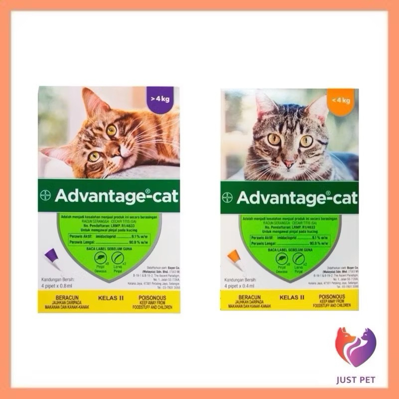 Bayer Advantage Cat Spot On | Shopee Malaysia