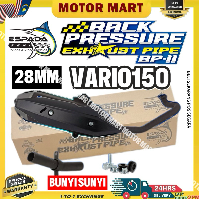 HONDA VARIO150 VARIO 150 RACING EXHAUST PIPE EJOS EXZOS PIPE BACK ...