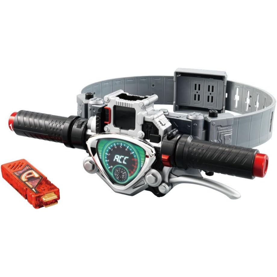 PO Bandai Kamen Rider W SUPER BEST Henshin Belt DX Accel Driver & Gaia Memory Masked Rider ...