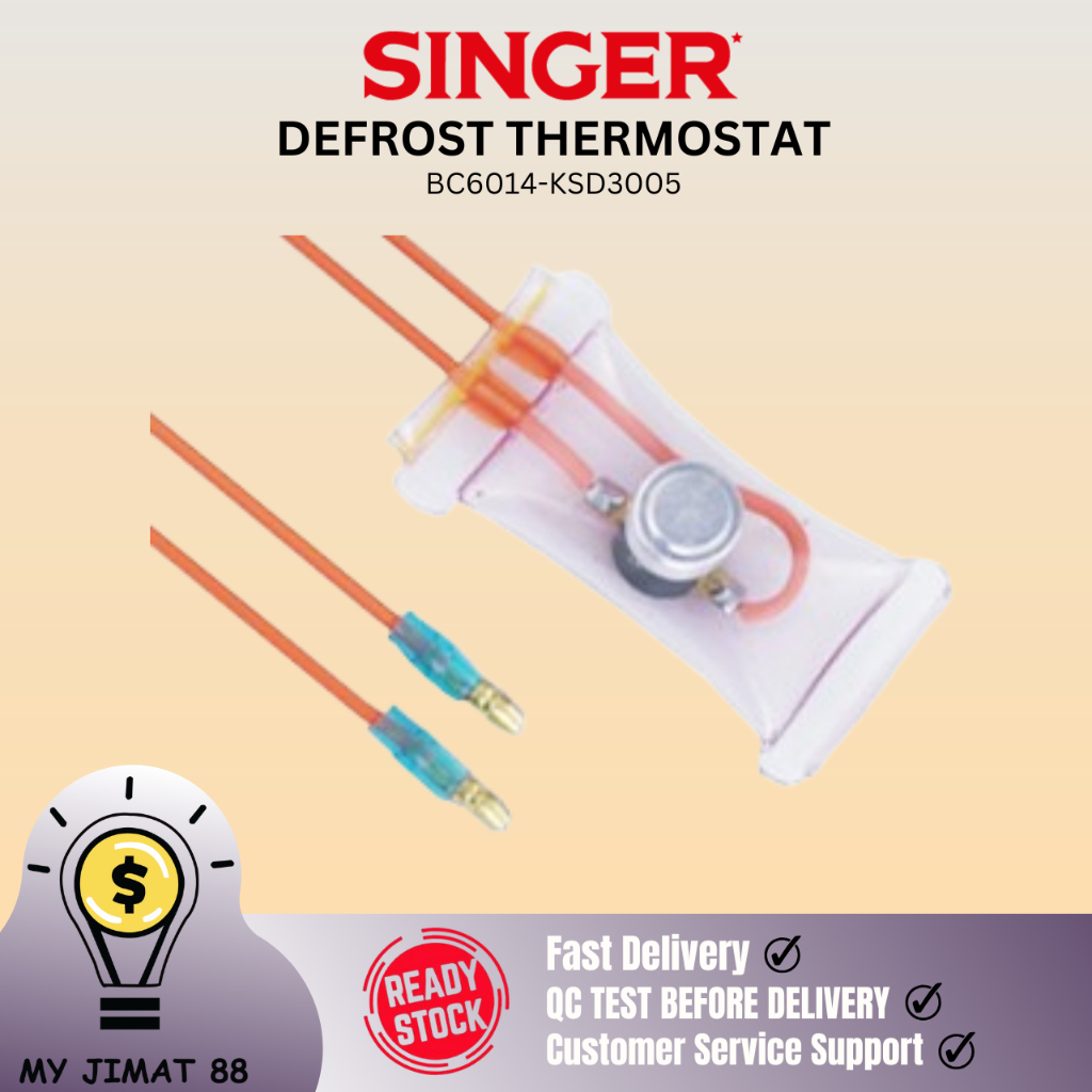 SINGER FRIDGE DEFROST THERMOSTAT BC6014 KSD3005 | Shopee Malaysia