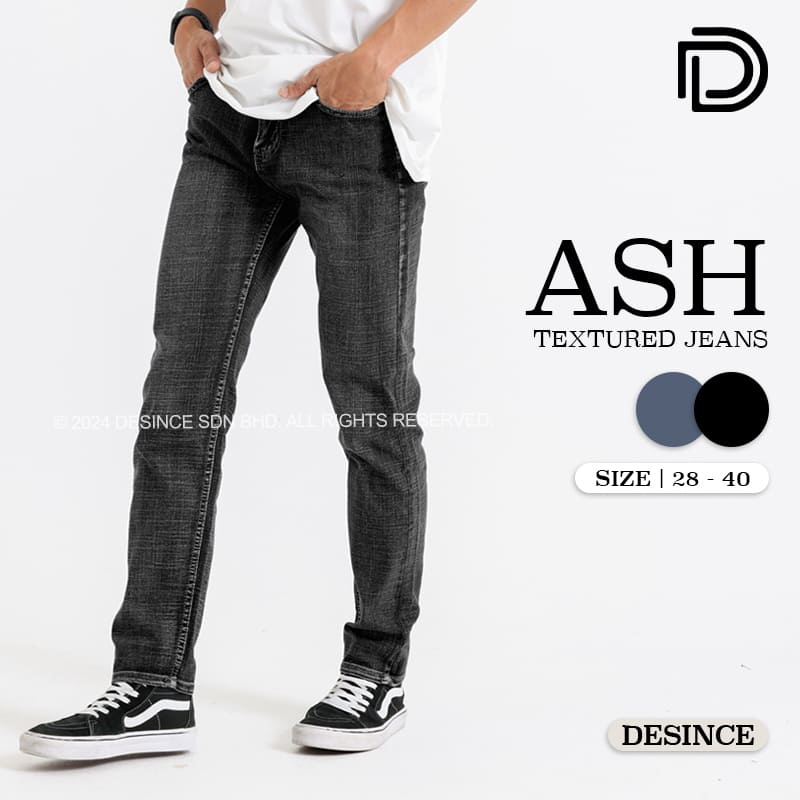 🇲🇾 DESINCE Men Jeans Pants Denim Pants Blue Black Seluar Jeans Retro ...