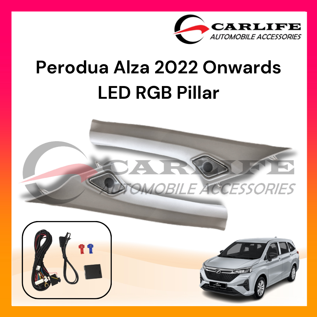 Perodua Alza 2022-2025 LED RGB Pillar Cover | Shopee Malaysia