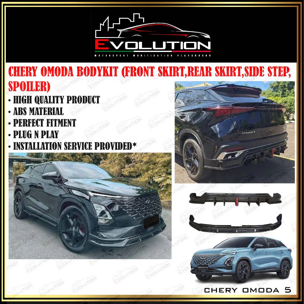 [HIGH QUALITY] CHERY OMODA 5 BODYKIT (FRONT SKIRT, REAR SKIRT, SIDE ...