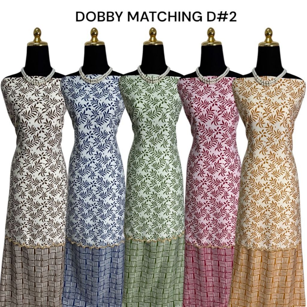 ANC KAIN PASANG DOBBY MATCHING ( 2m,2m ) BDG 45 | Shopee Malaysia