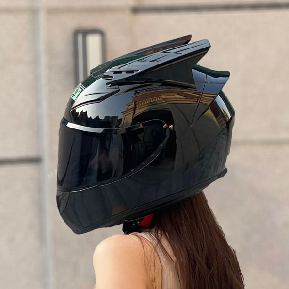 QIKE 111 Full Face Motorcycle Helmet | Shopee Malaysia