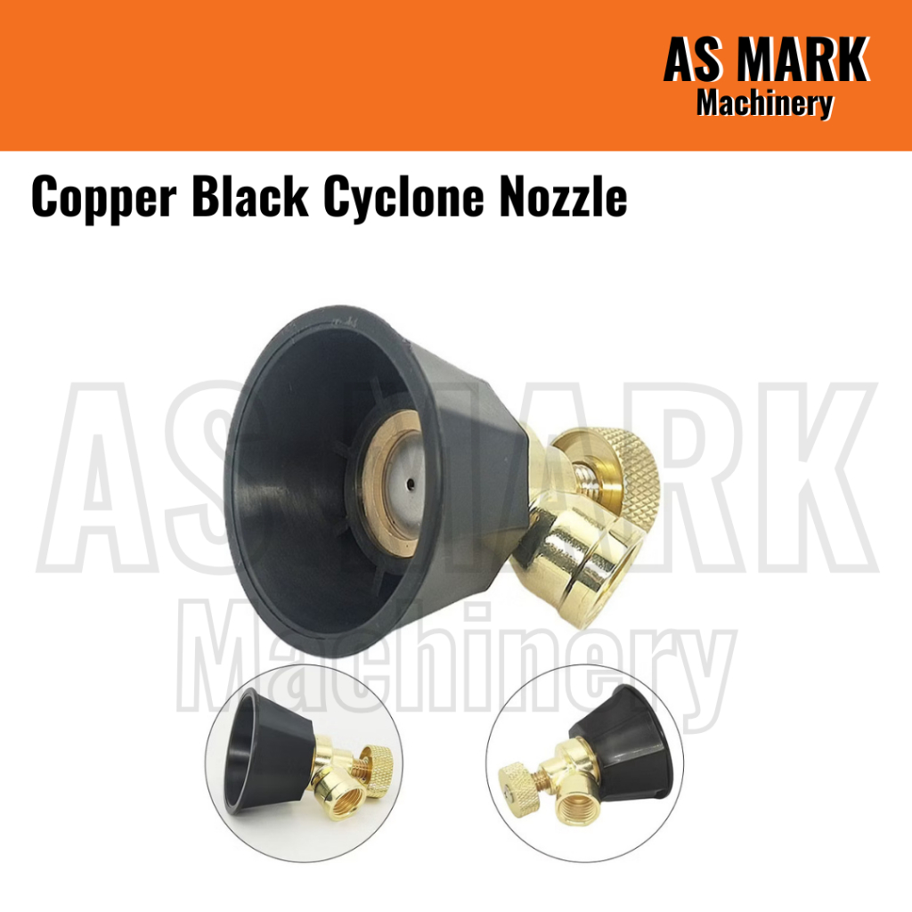 Agricultural Atomization Adjustable Nozzle Garden Copper Black Cyclone ...