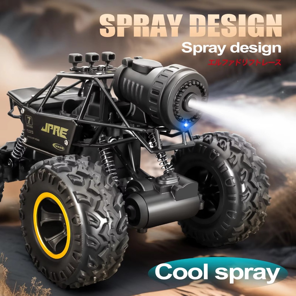 🚚COD🚚 RC Car 1/16 Alloy 4WD Monster Truck Crawler 40MHz climbing Car ...